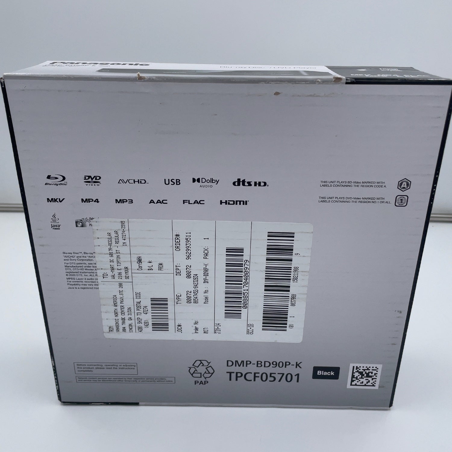 New Panasonic DMP-BD90P-K Full HD Blu-ray player – PayMore Castleton